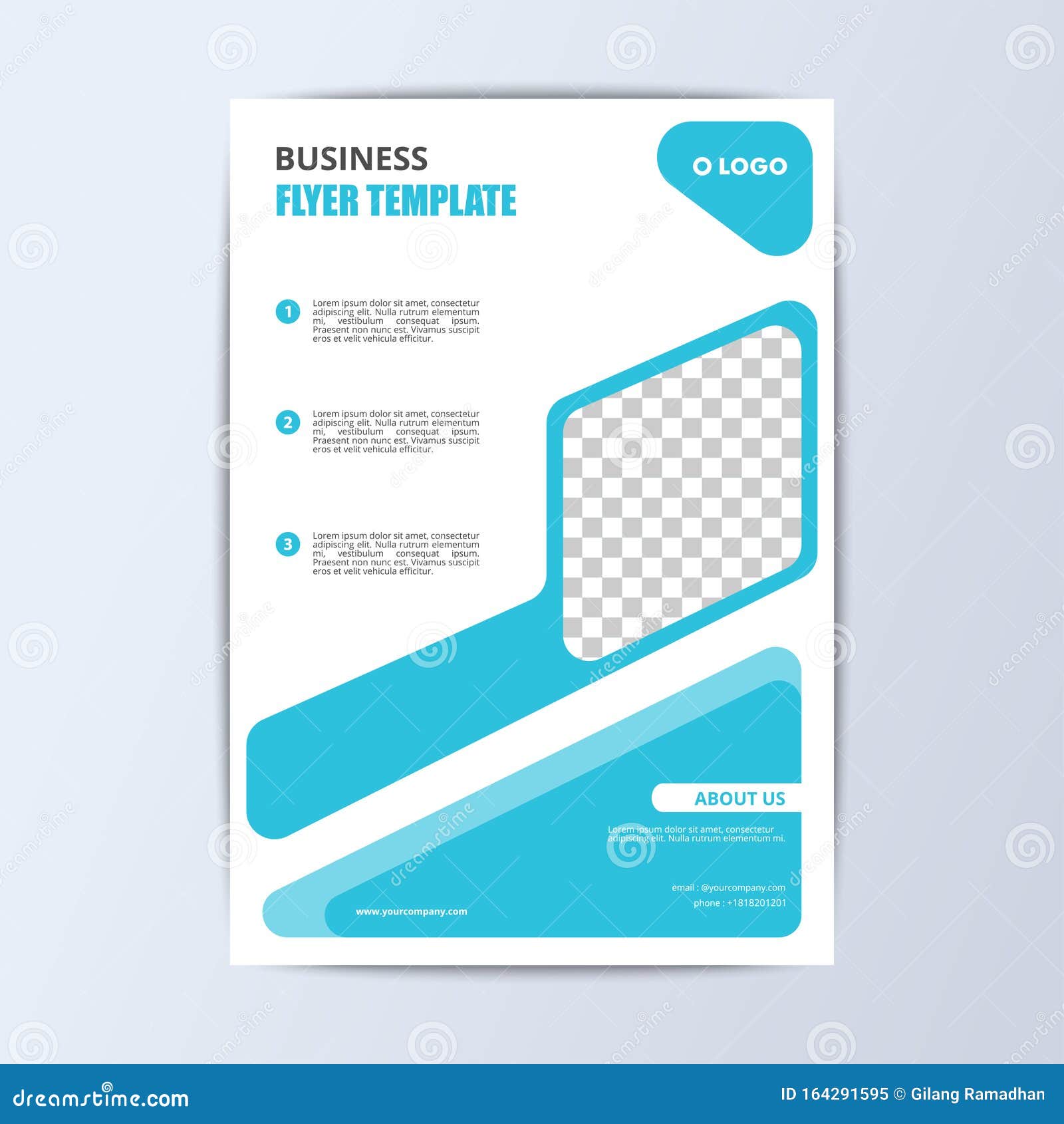 Business Flyer Template Modern Design New Trend Vector Stock Vector ...