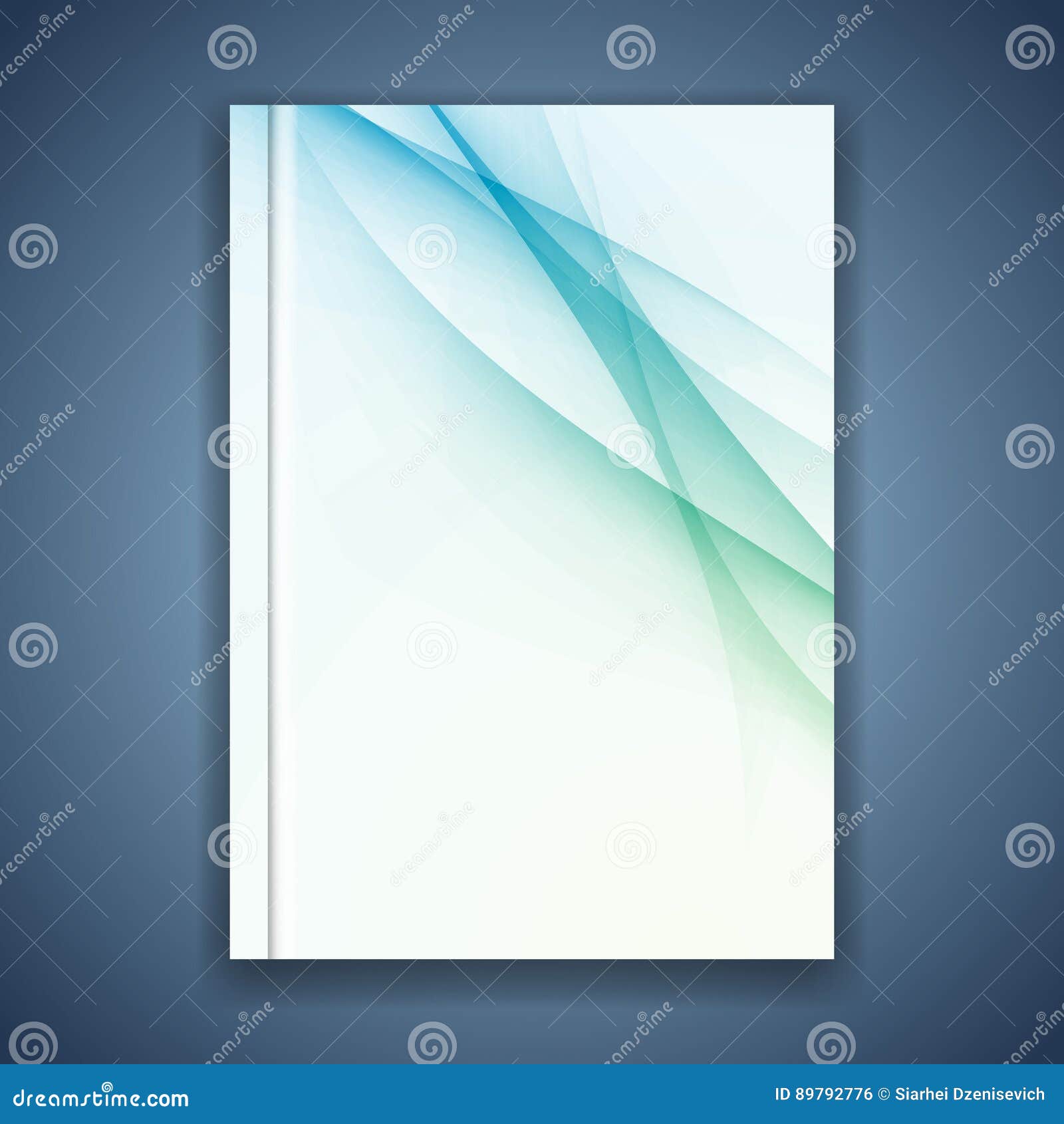 Business Folder Cover Conceptual Layout Stock Vector - Illustration of ...