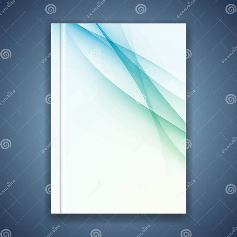 Business Folder Cover Conceptual Layout Stock Vector - Illustration of ...