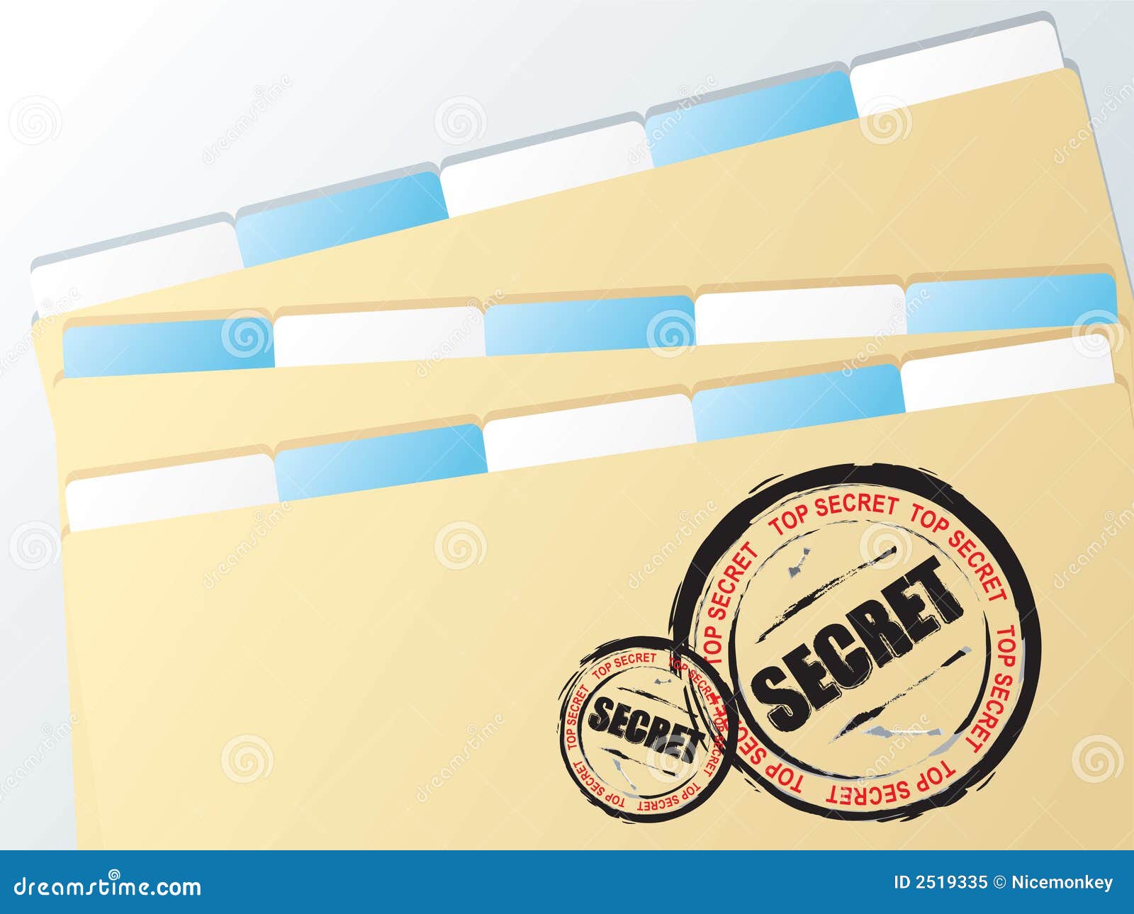 Business folder secret stock vector. Illustration of action - 2519335