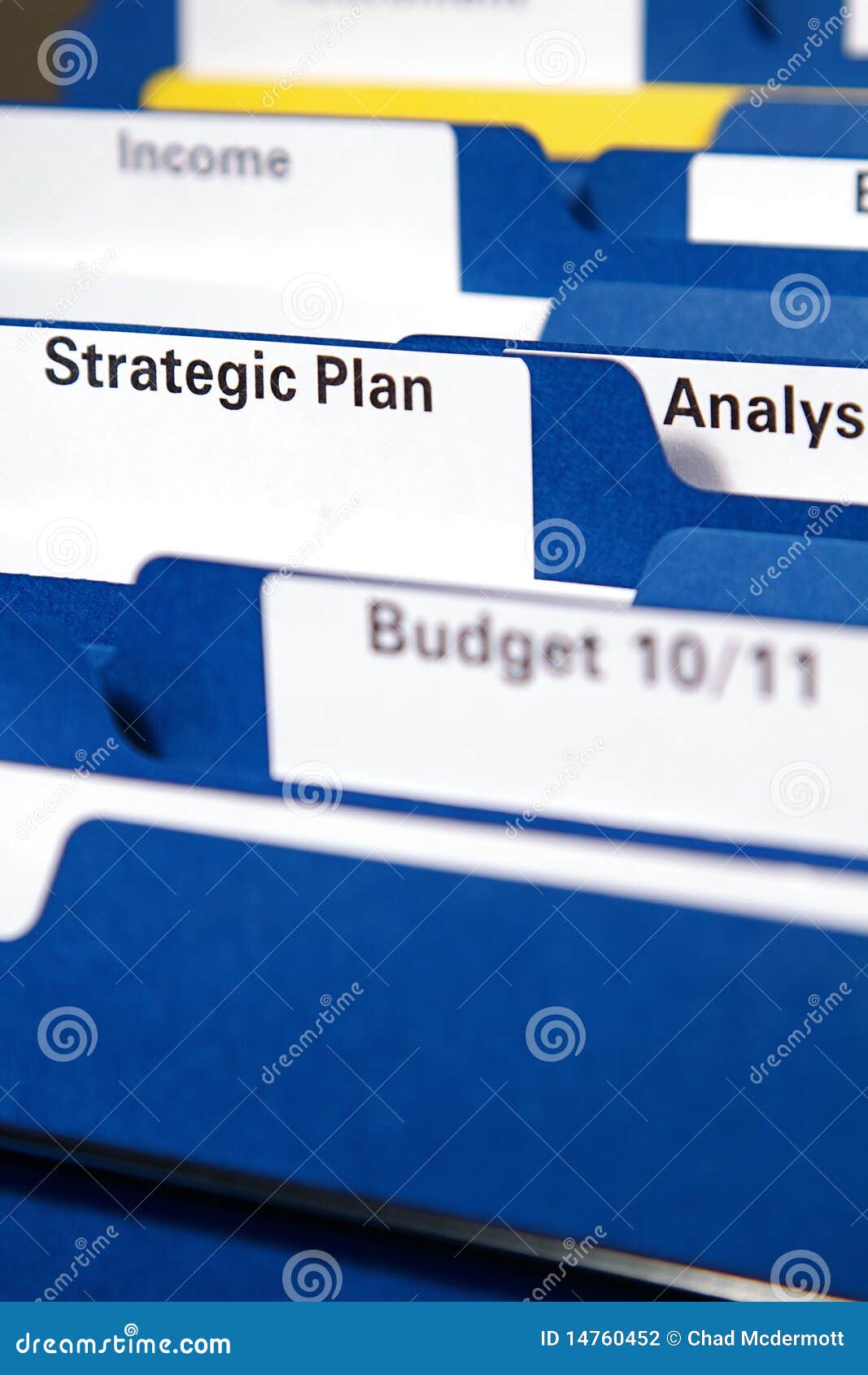Business Folders stock photo. Image of documents, strategy - 14760452