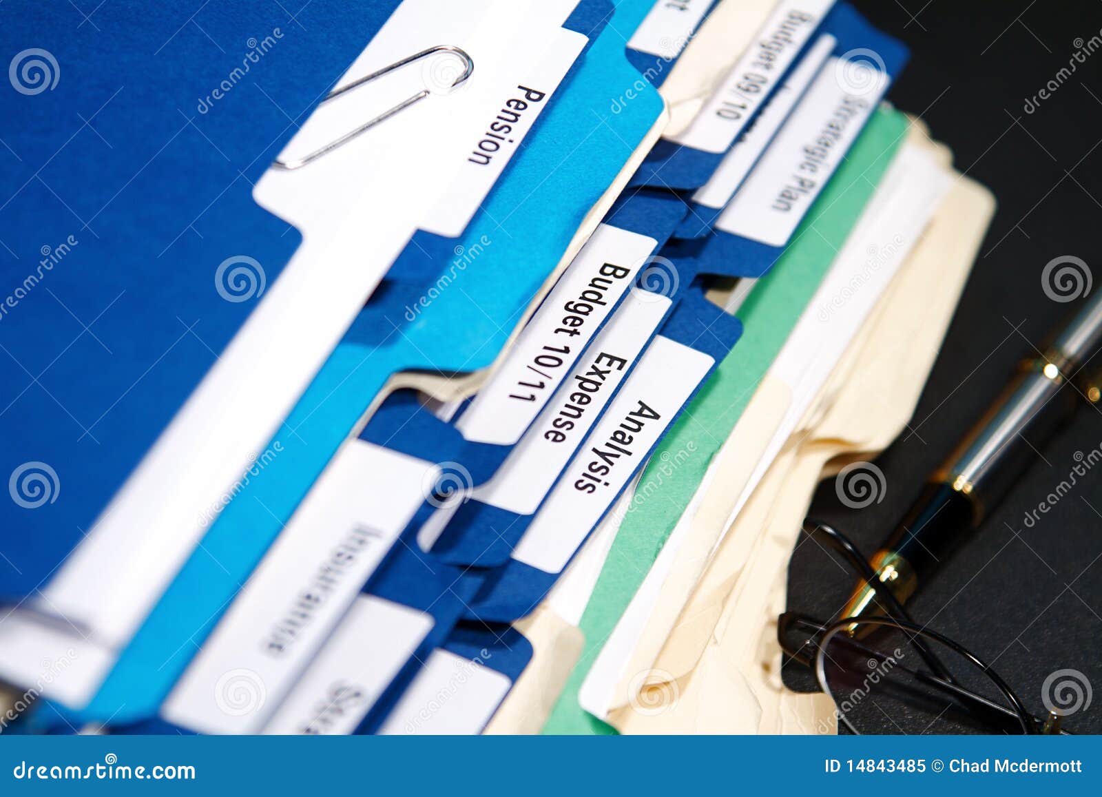 Business Folders stock image. Image of paperwork, business - 14843485