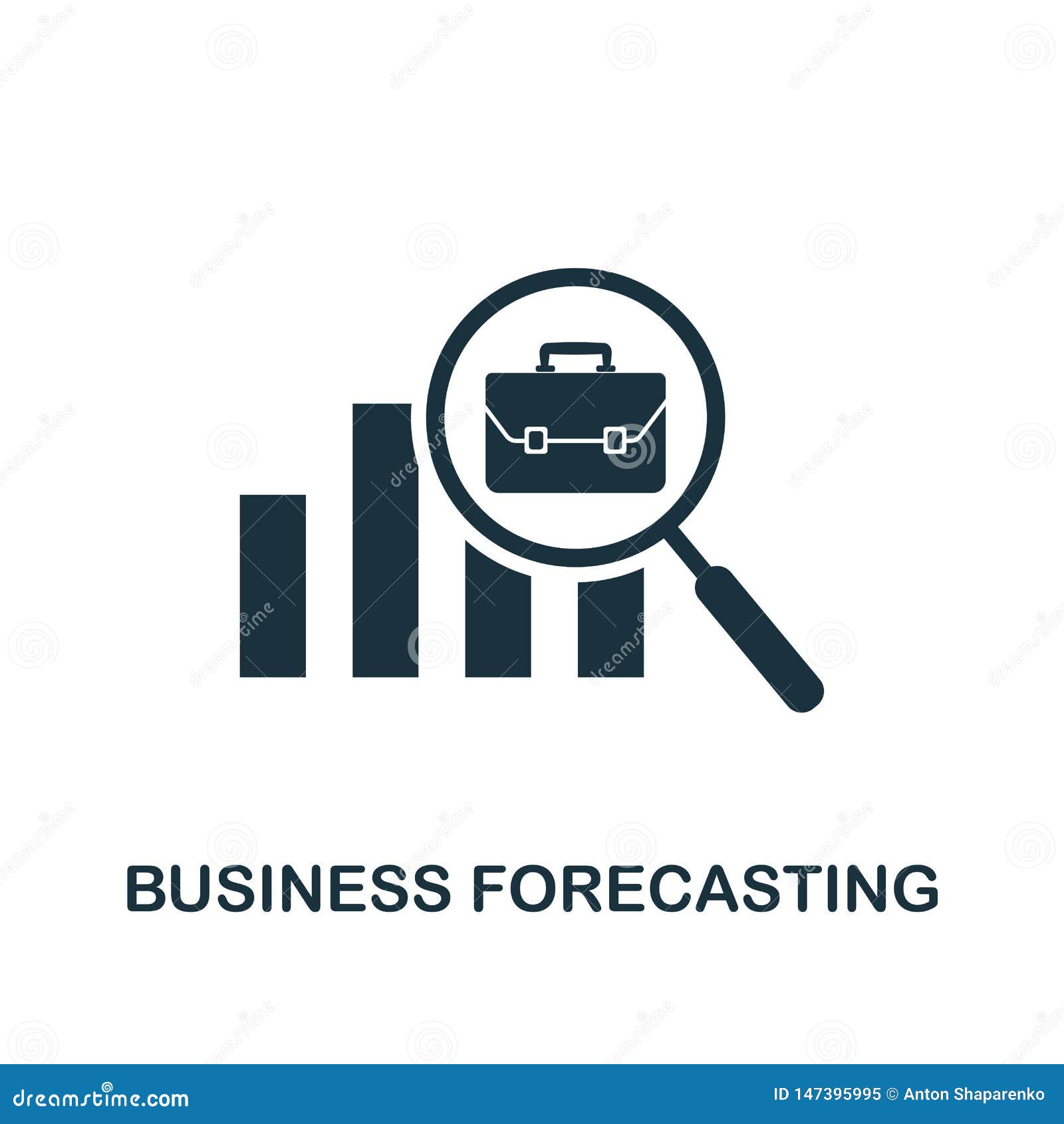 Business Forecasting Icon. Creative Element Design from Business ...