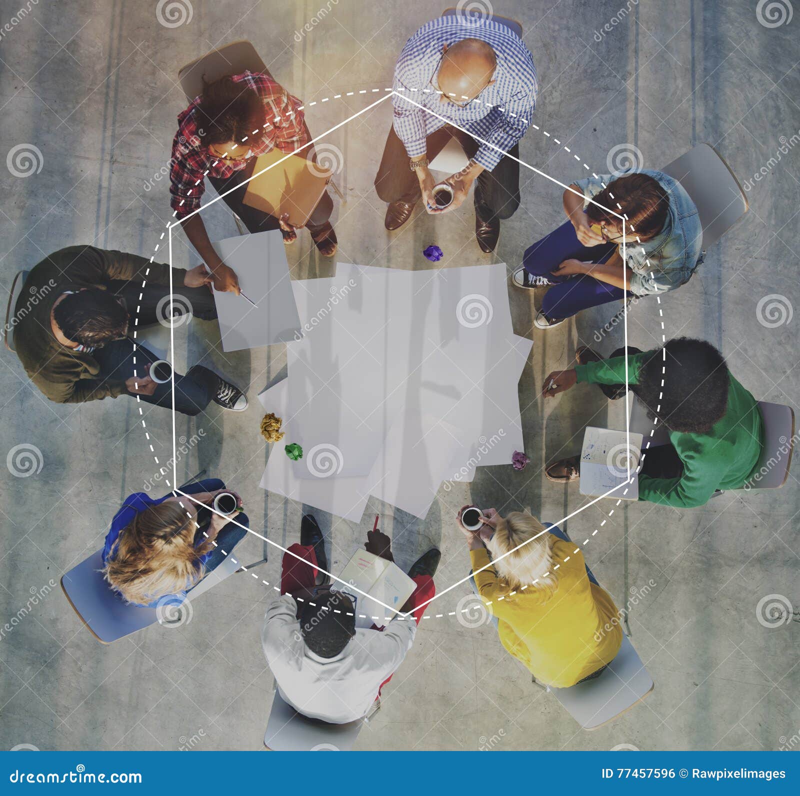 Business Formal People Frame Graphic Concept Stock Photo - Image of ...