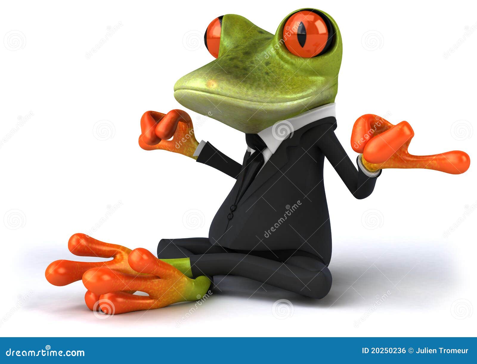 Business frog stock illustration. Illustration of closeup - 20250236