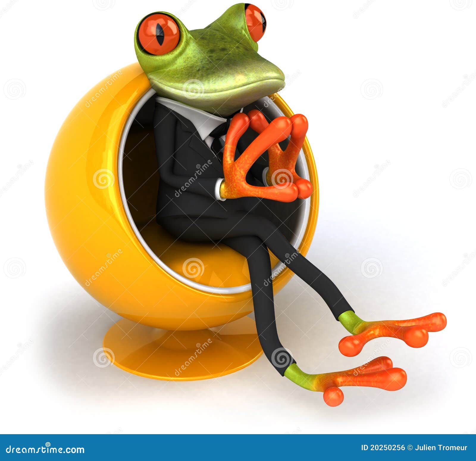 Business frog stock illustration. Illustration of wildlife - 20250256