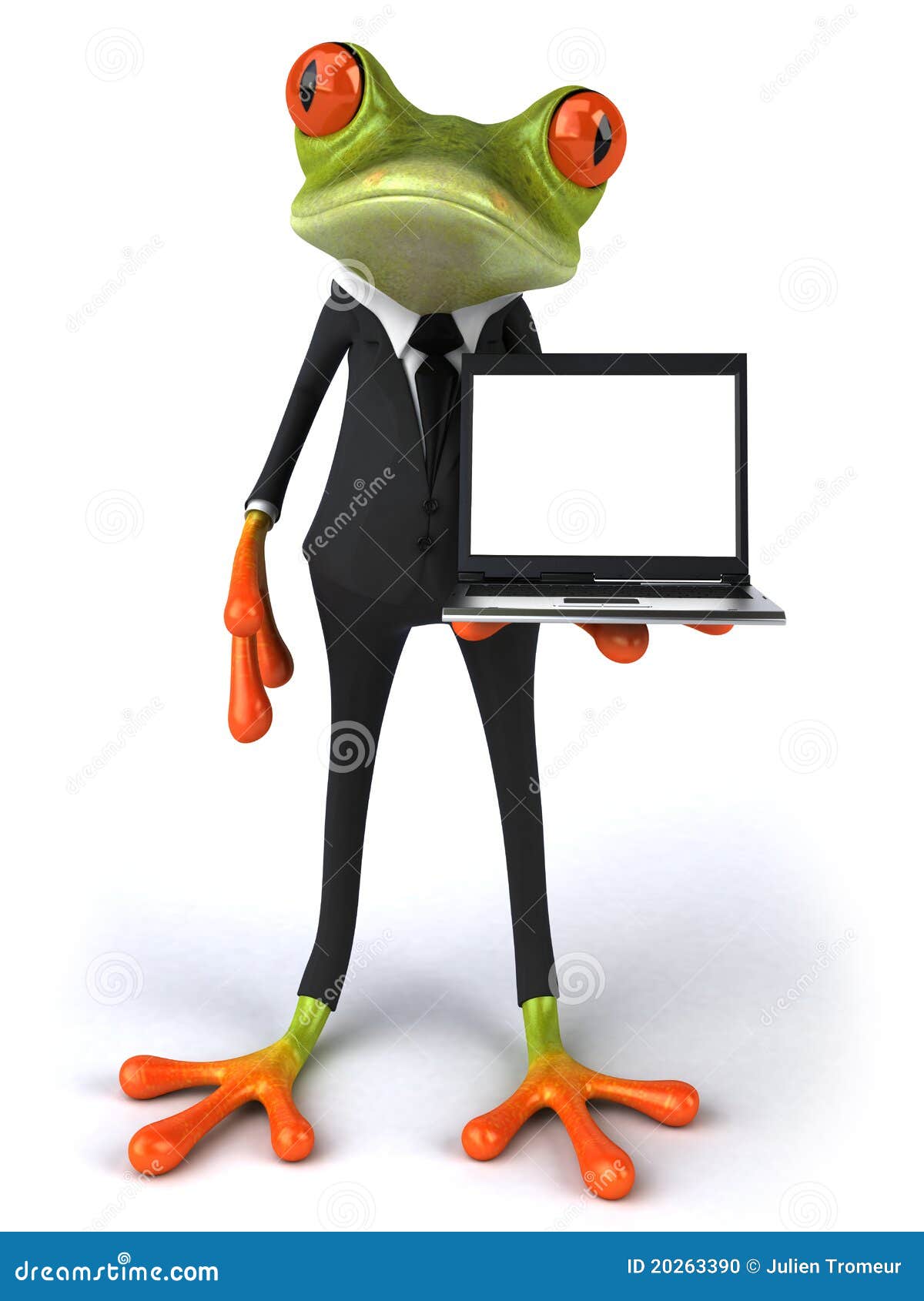 Business frog stock illustration. Illustration of business - 20263390