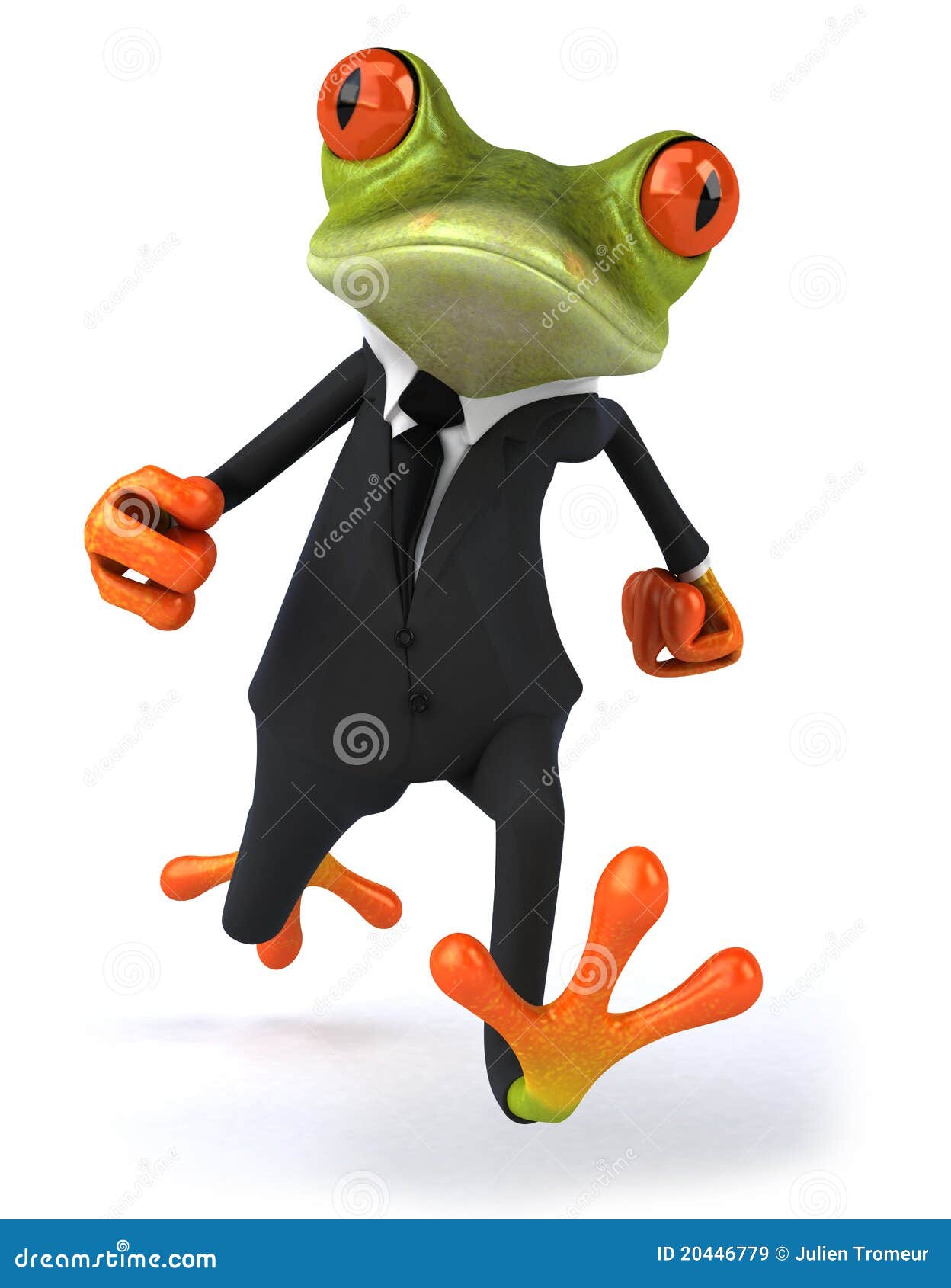 Business frog stock illustration. Illustration of toes - 20446779