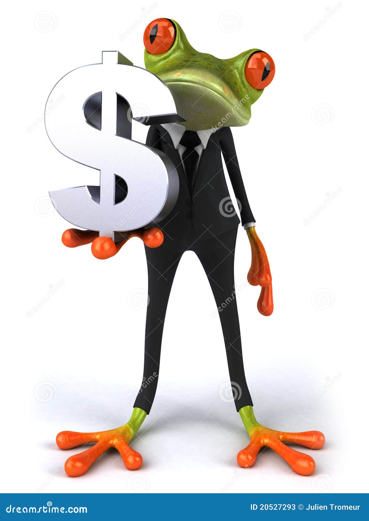 Business frog stock illustration. Illustration of toad - 20527293
