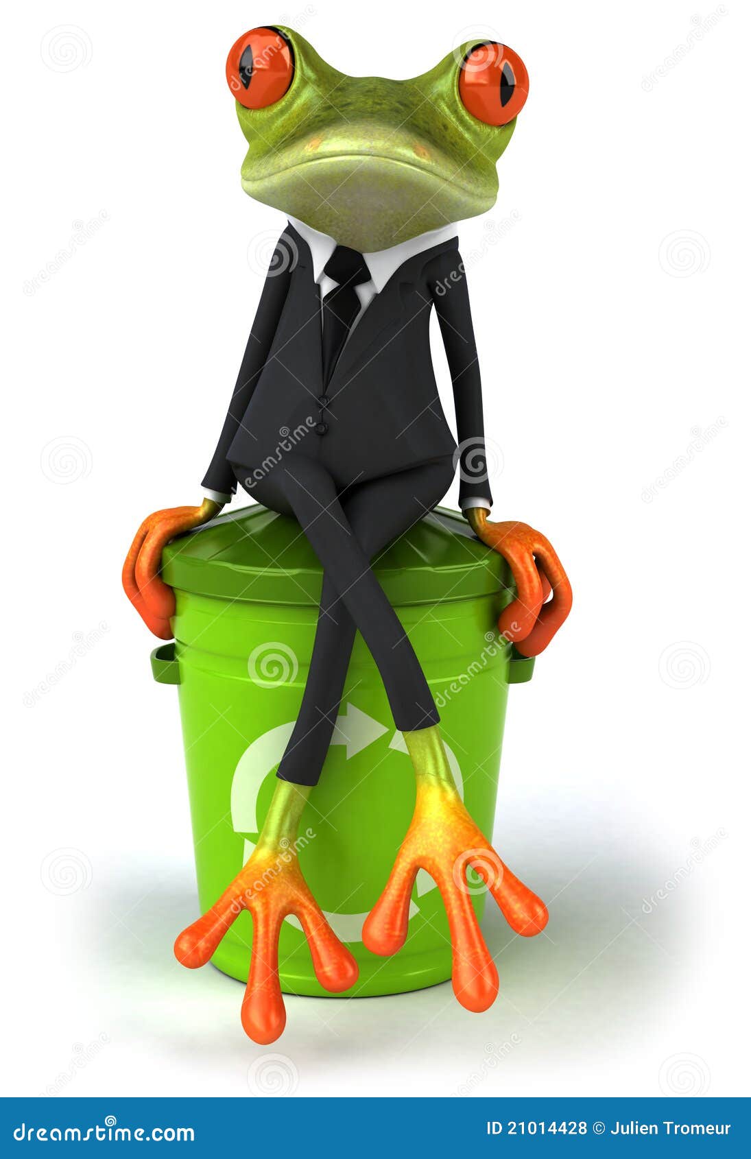 Business frog stock illustration. Illustration of nature - 21014428