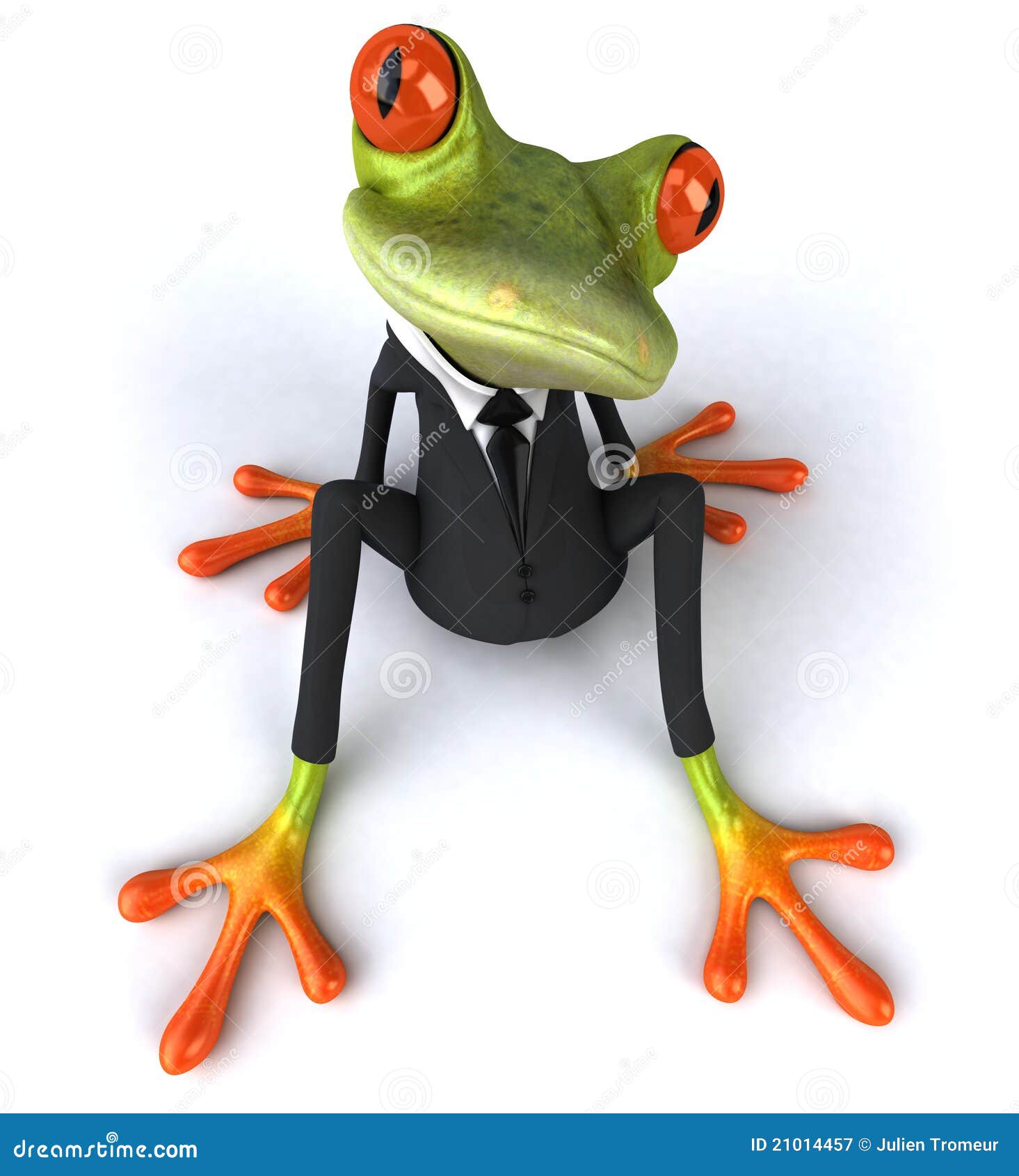 Business frog stock illustration. Illustration of amazonian - 21014457