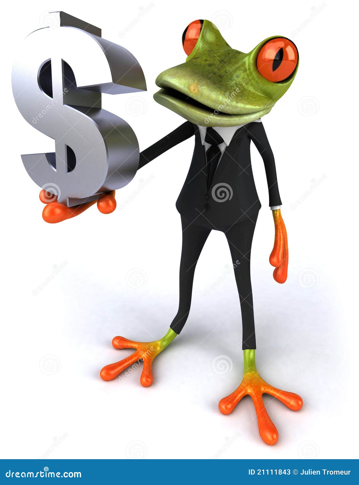 Business frog stock illustration. Illustration of frog - 21111843