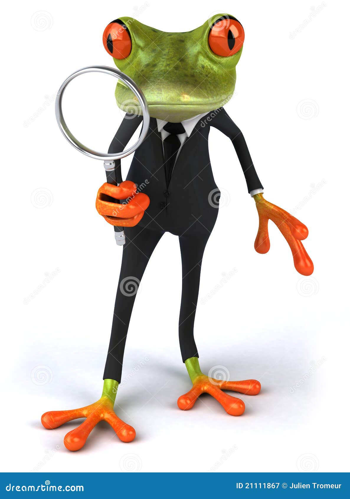 Business frog stock illustration. Illustration of nature - 21111867