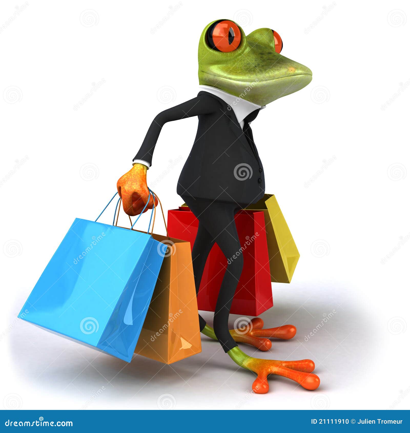 Business frog stock illustration. Illustration of sticky - 21111910