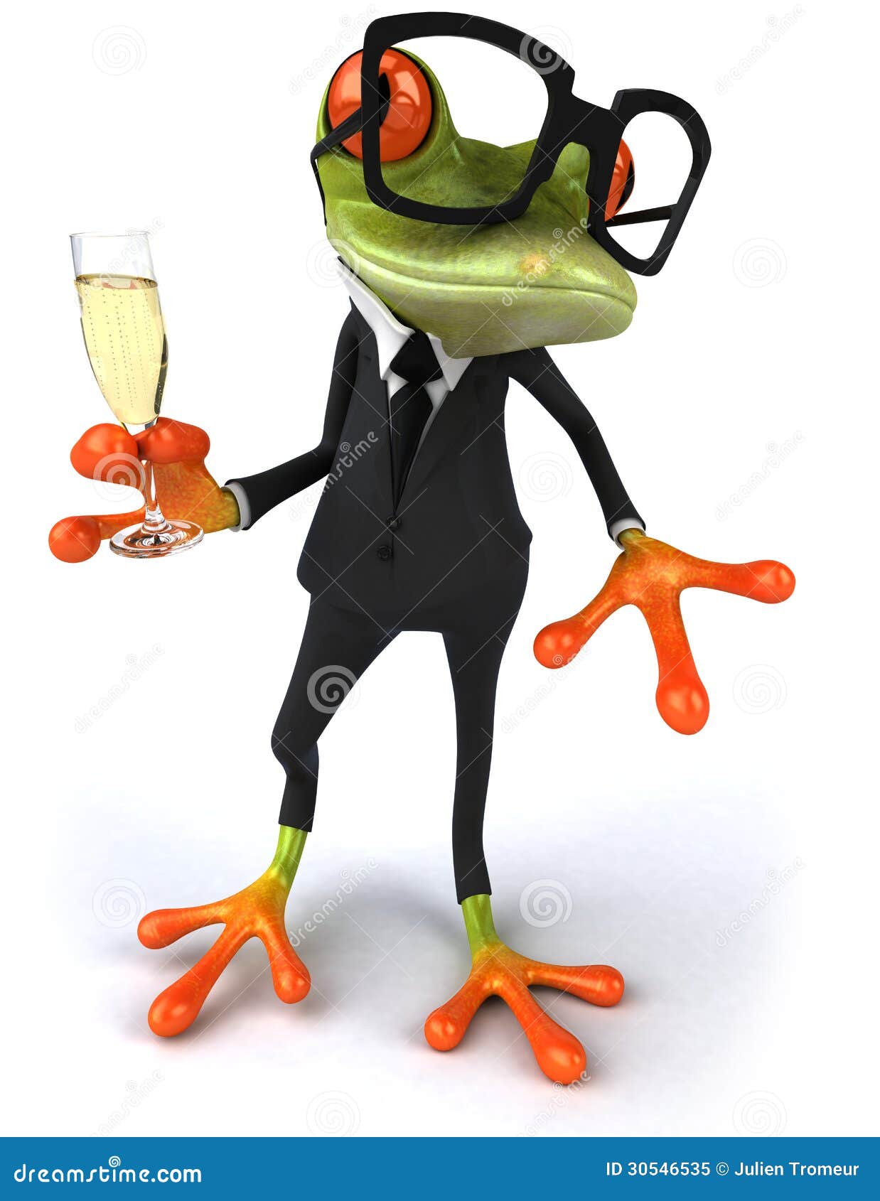 Business frog stock illustration. Illustration of business - 30546535