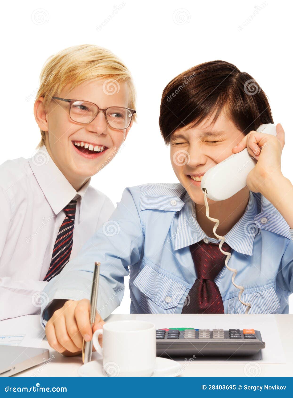 Business is Fun As it is Seen by Kids Stock Image - Image of german ...