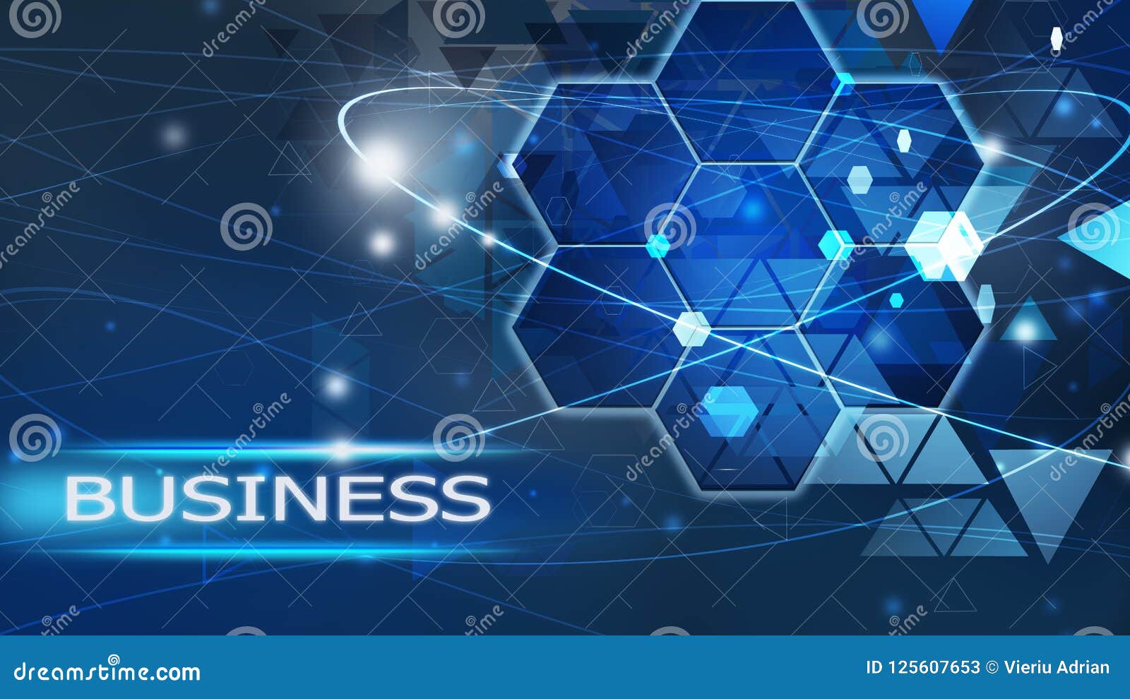 Business Future Background Abstract Blue Concept Solution Stock ...