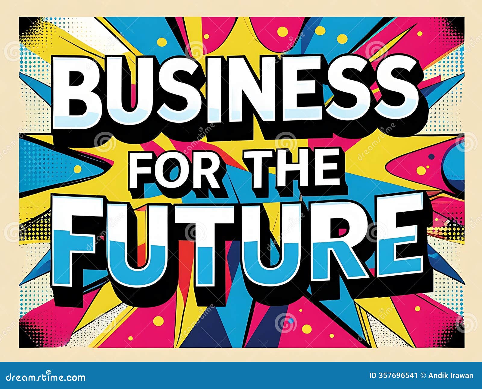 Business for the Future a Bold Statement Stock Illustration ...