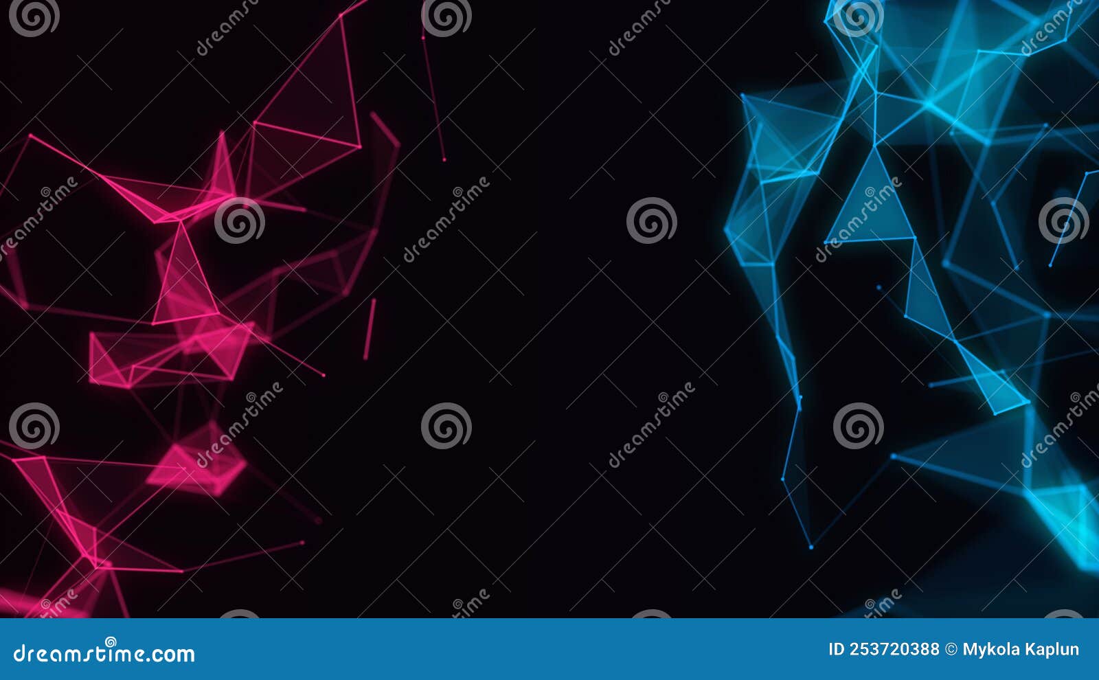 Business Futuristic Backdrop. Network Connection Structure Cyberspace ...