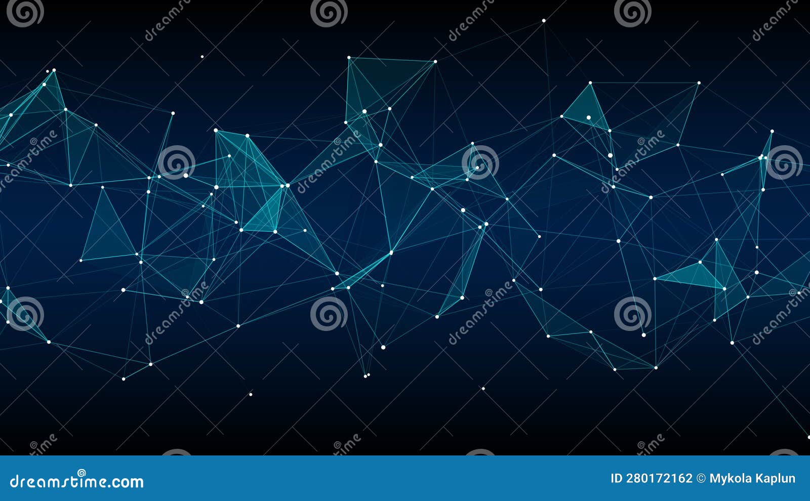 Business Futuristic Backdrop. Network Connection Structure Cyberspace ...
