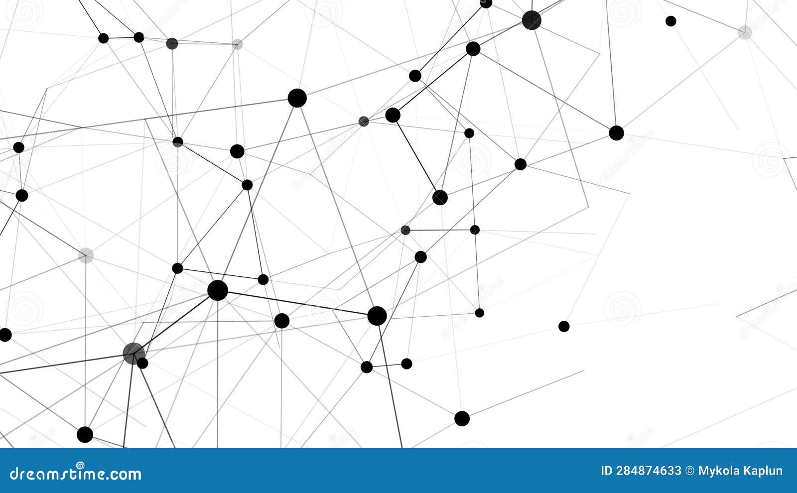 Business Futuristic Backdrop. Network Connection Structure Cyberspace ...