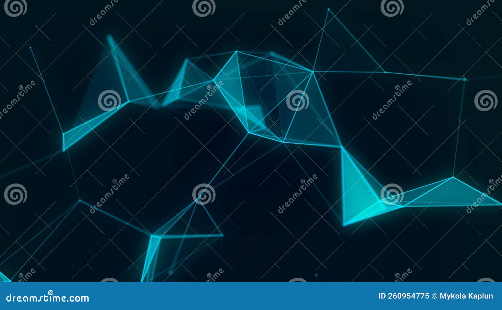 Business Futuristic Backdrop. Network Connection Structure Cyberspace ...