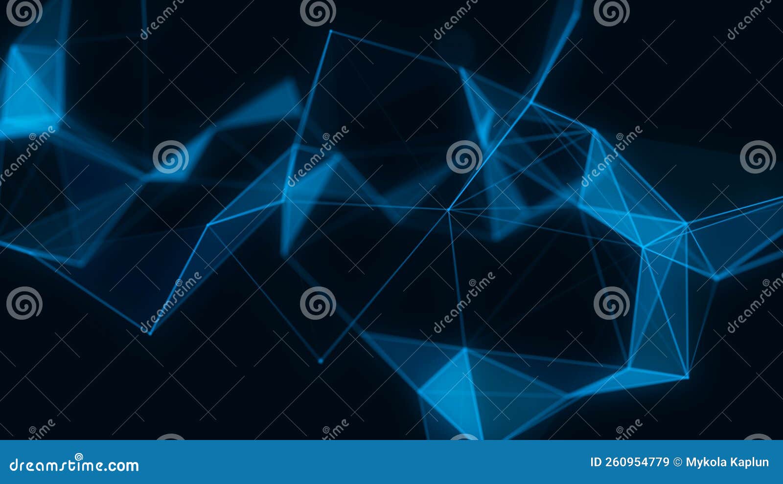 Business Futuristic Backdrop. Network Connection Structure Cyberspace ...