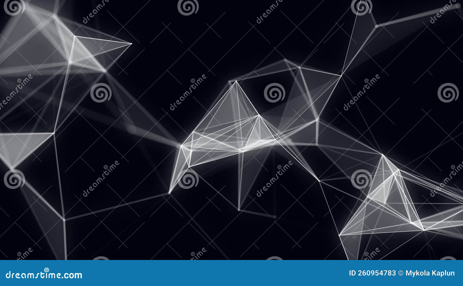 Business Futuristic Backdrop. Network Connection Structure Cyberspace ...
