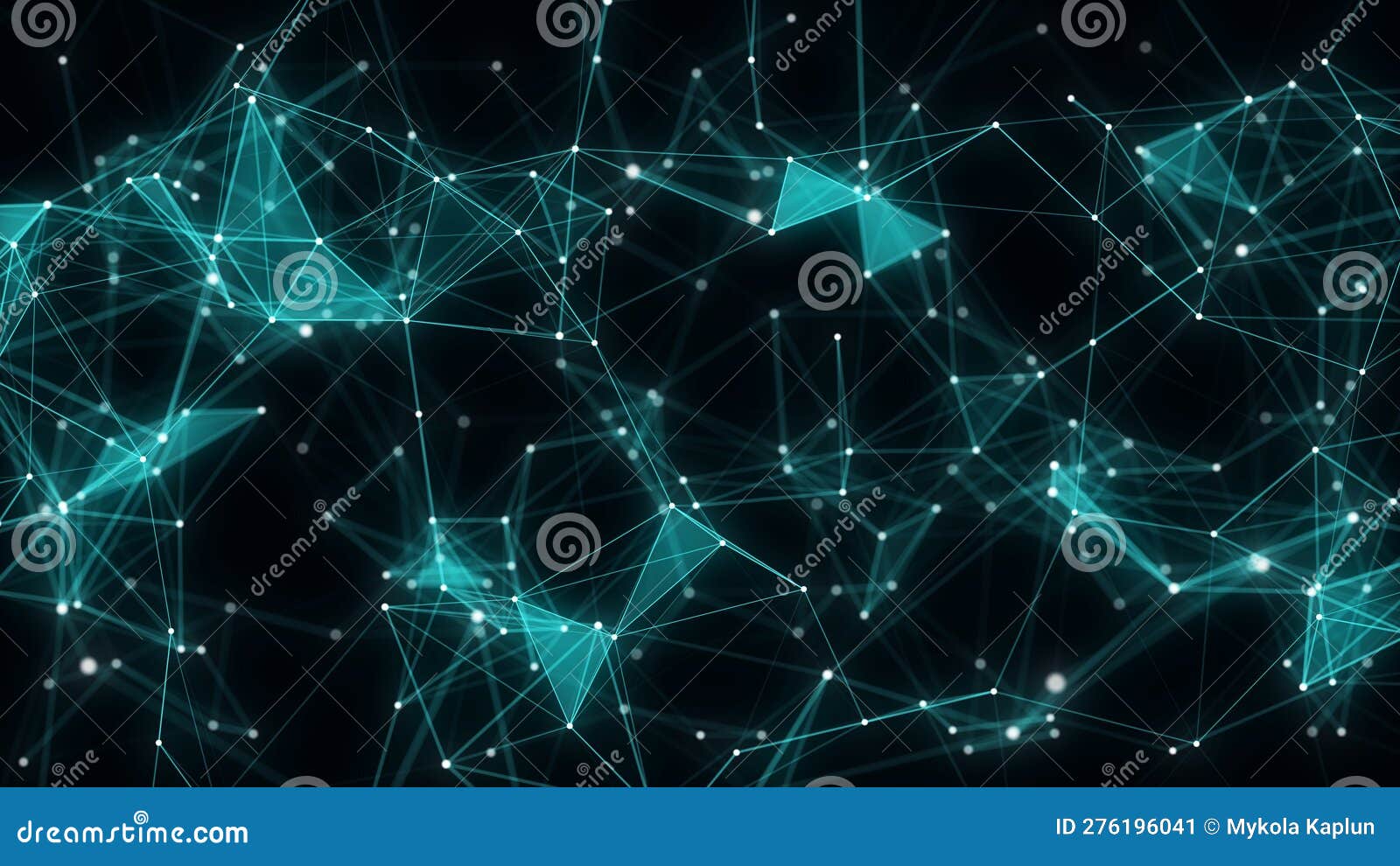 Business Futuristic Backdrop. Network Connection Structure Cyberspace ...