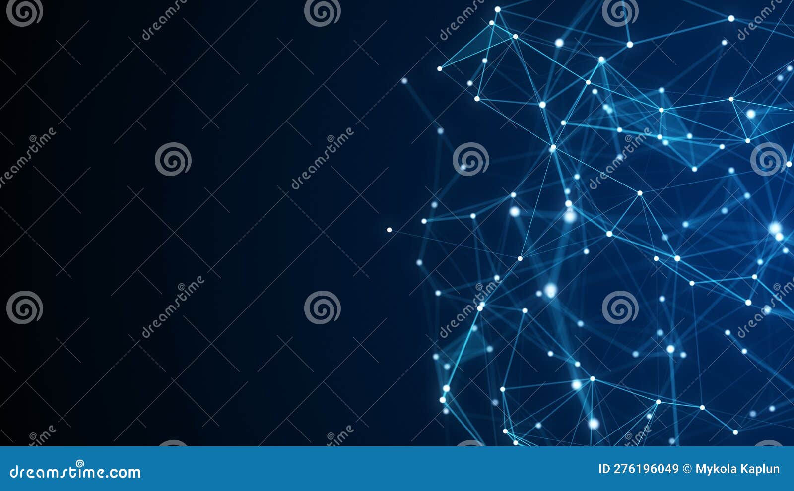 Business Futuristic Backdrop. Network Connection Structure Cyberspace ...