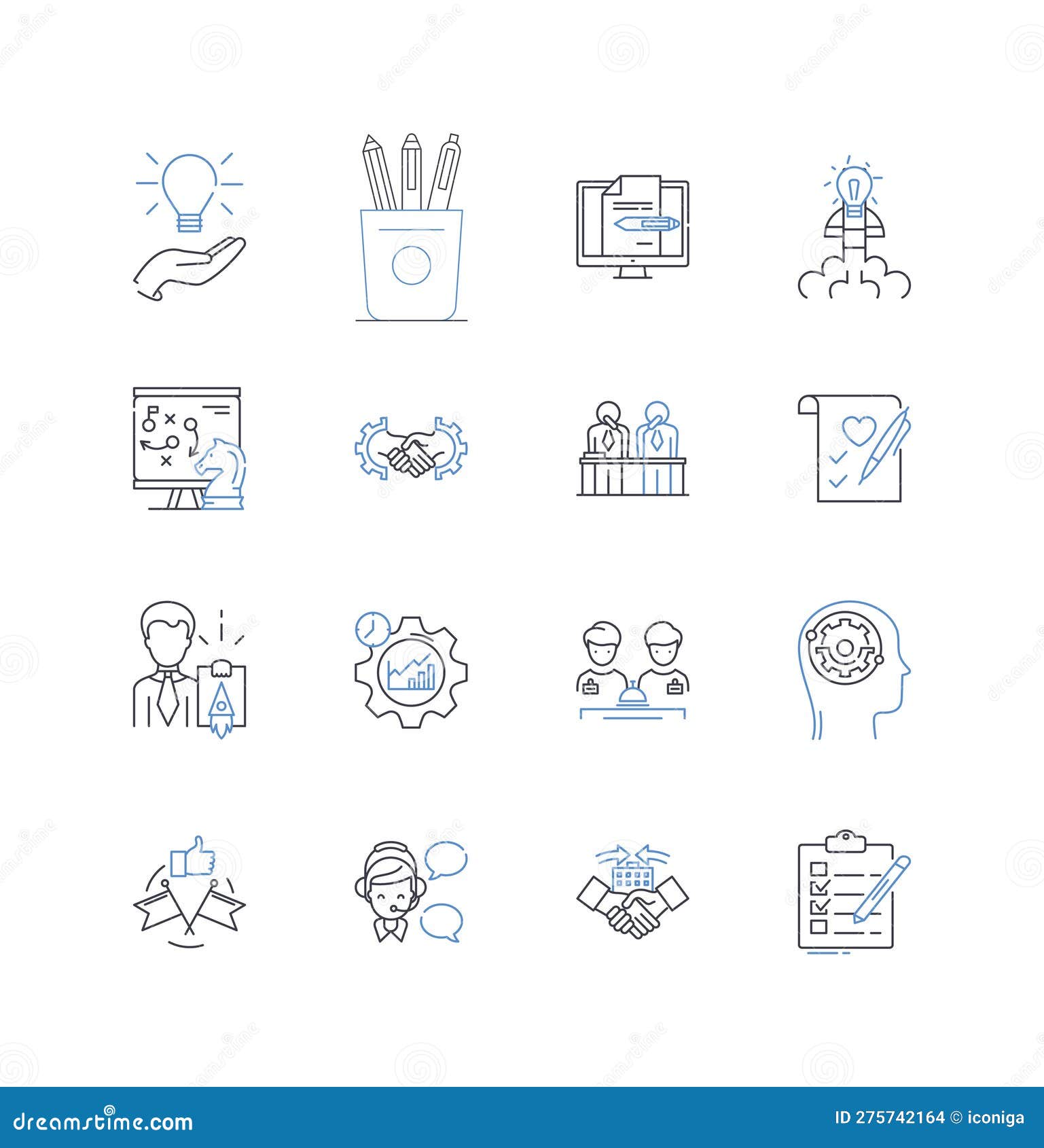 Business Gain Line Icons Collection. Profit, Growth, Success ... Business Gain Line Icons Collection. Profit, Growth, Success ...