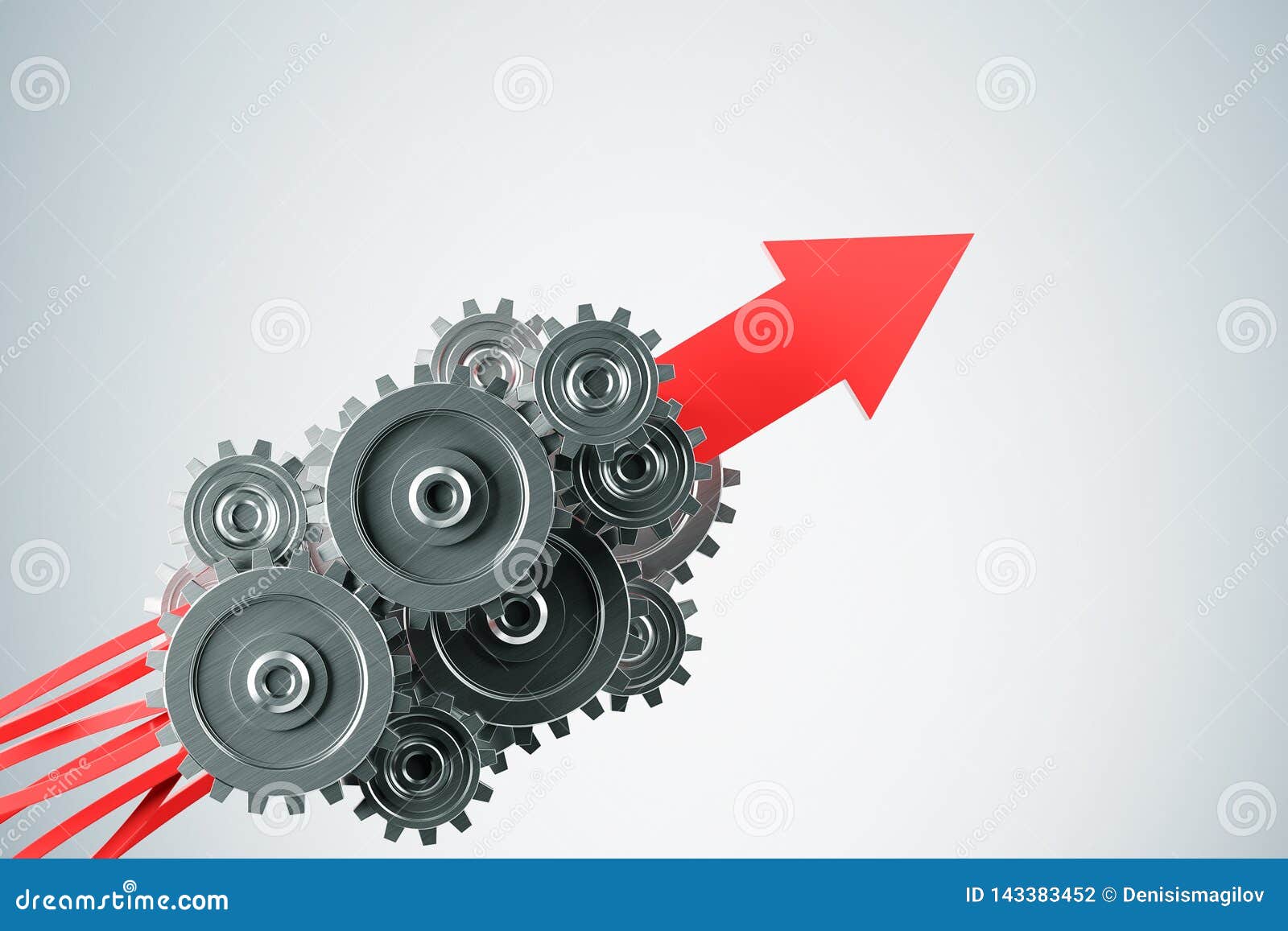 Business Gear To Success Concept Stock Illustration - Illustration of ...
