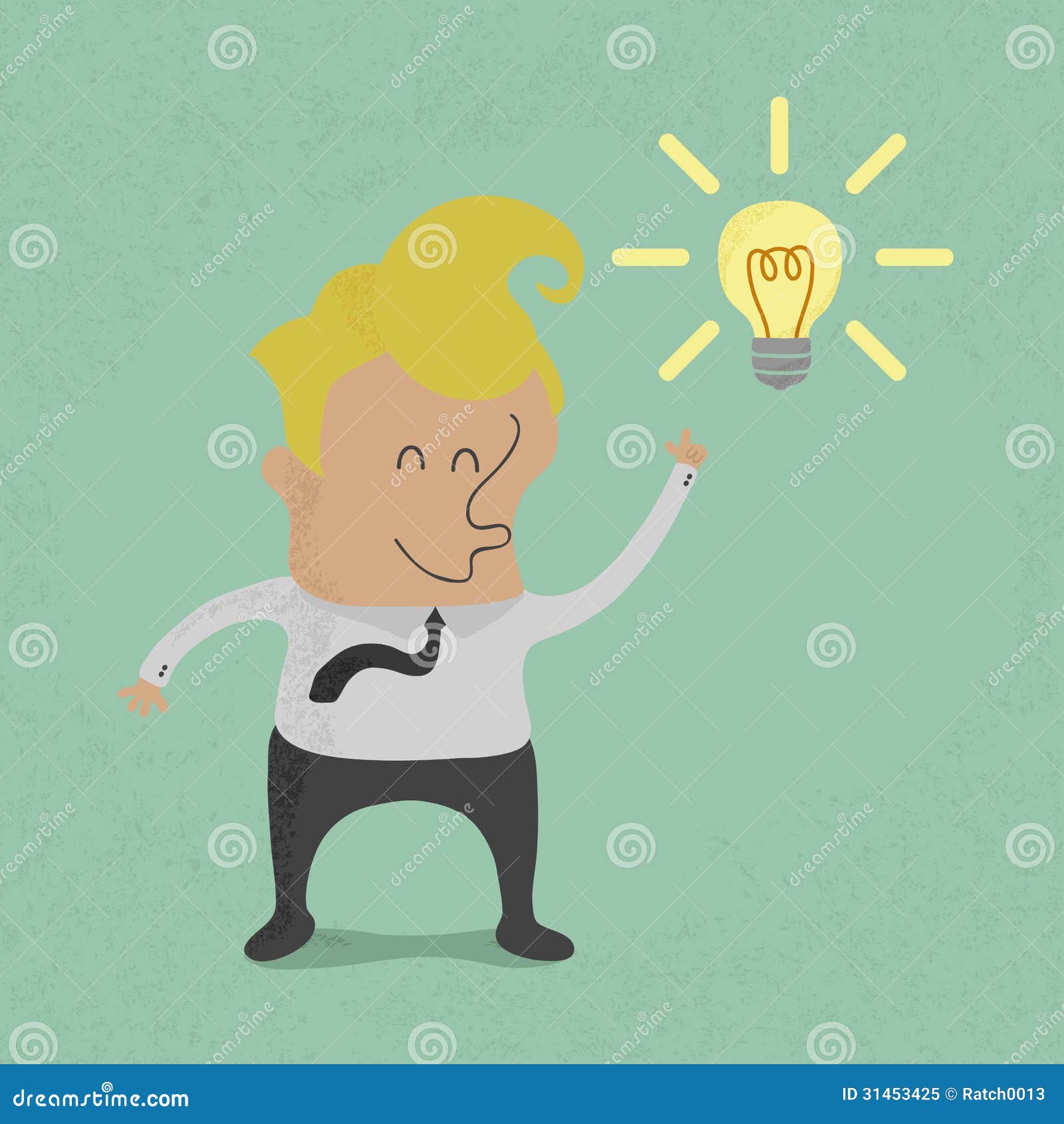 Business get idea stock vector. Illustration of great - 31453425
