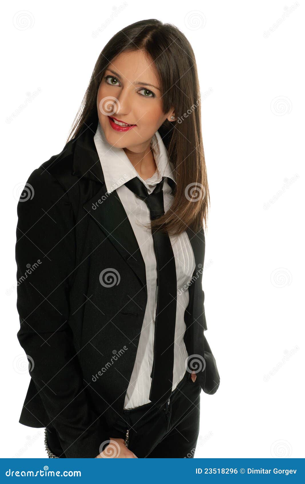 Business girl stock photo. Image of successful, bright - 23518296