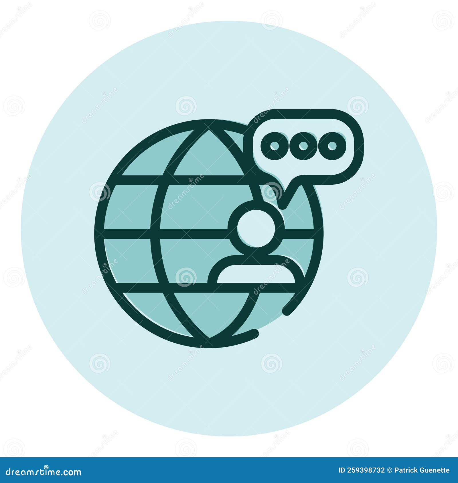 Business Global Communication, Icon Stock Vector - Illustration of ...