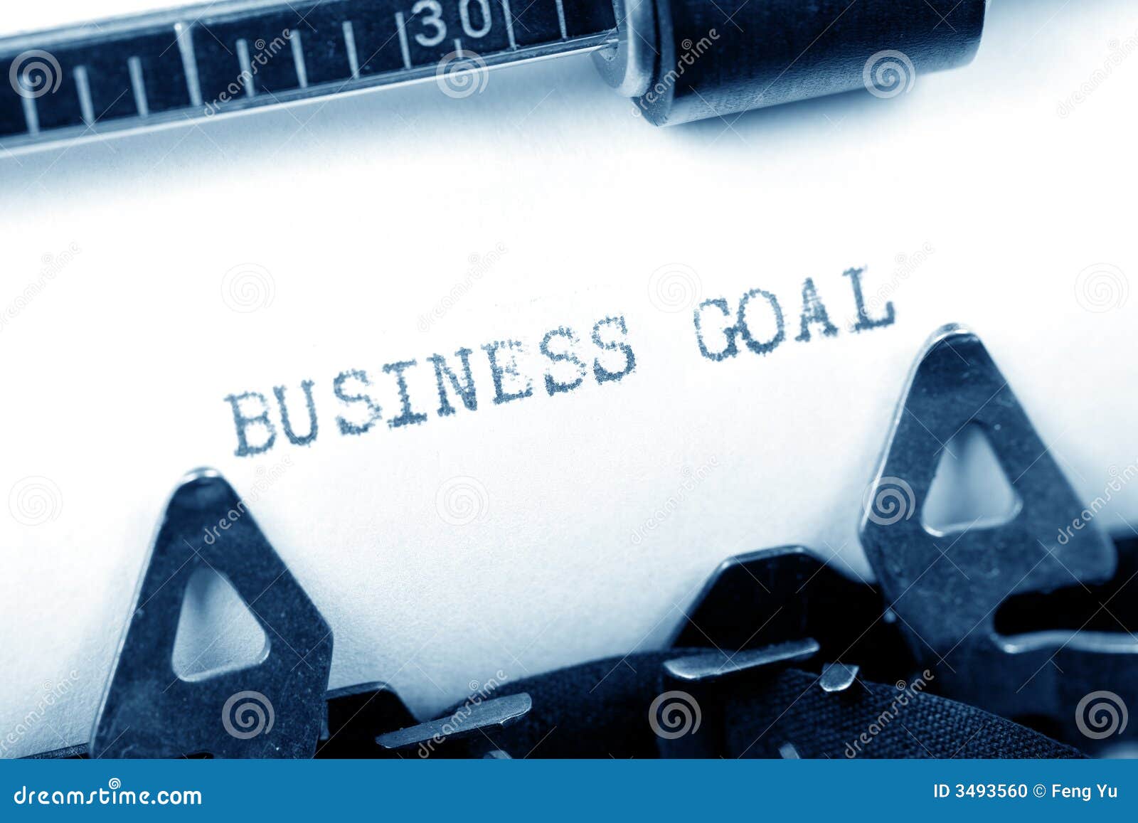 Business Goal stock photo. Image of typewriter, goal, plan - 3493560