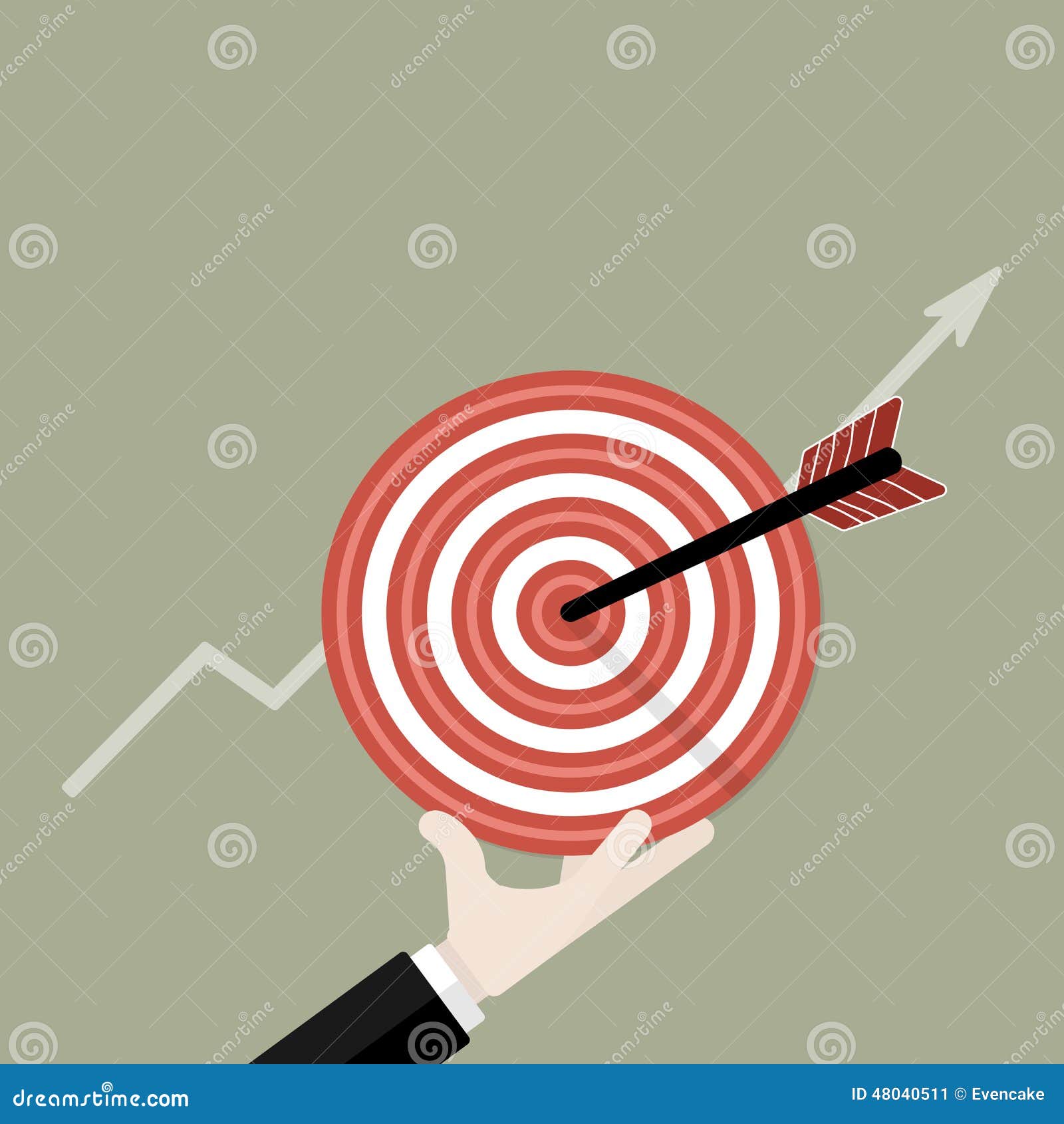 Business Goal Infographic Templates Cartoon Vector | CartoonDealer.com ...