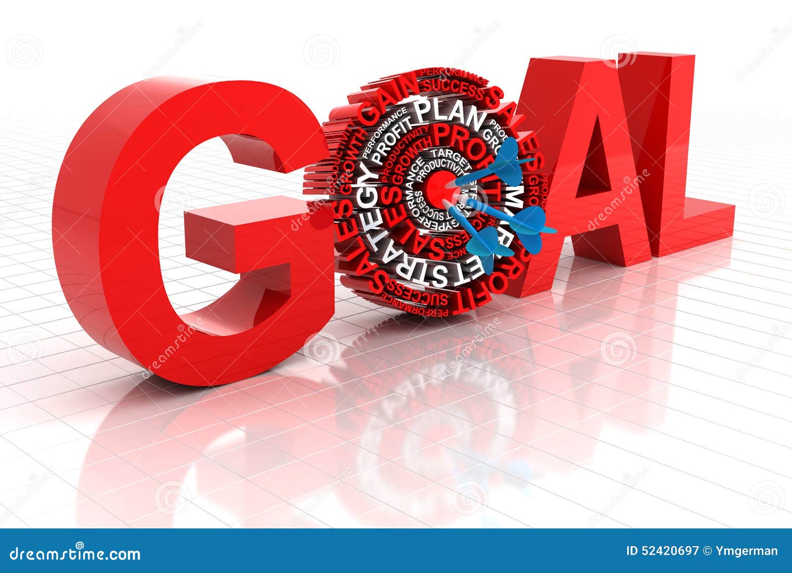 Business Goal Infographic Templates Cartoon Vector | CartoonDealer.com ...