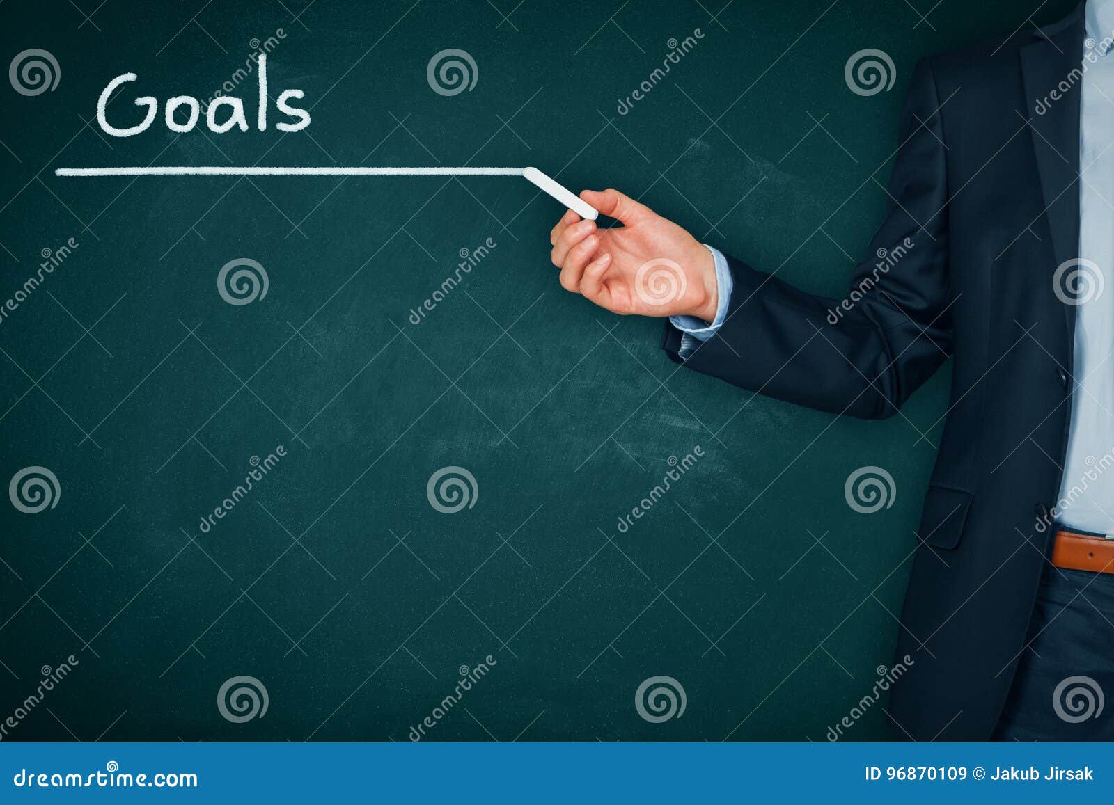 Business goals stock image. Image of blue, headline, motivation - 96870109