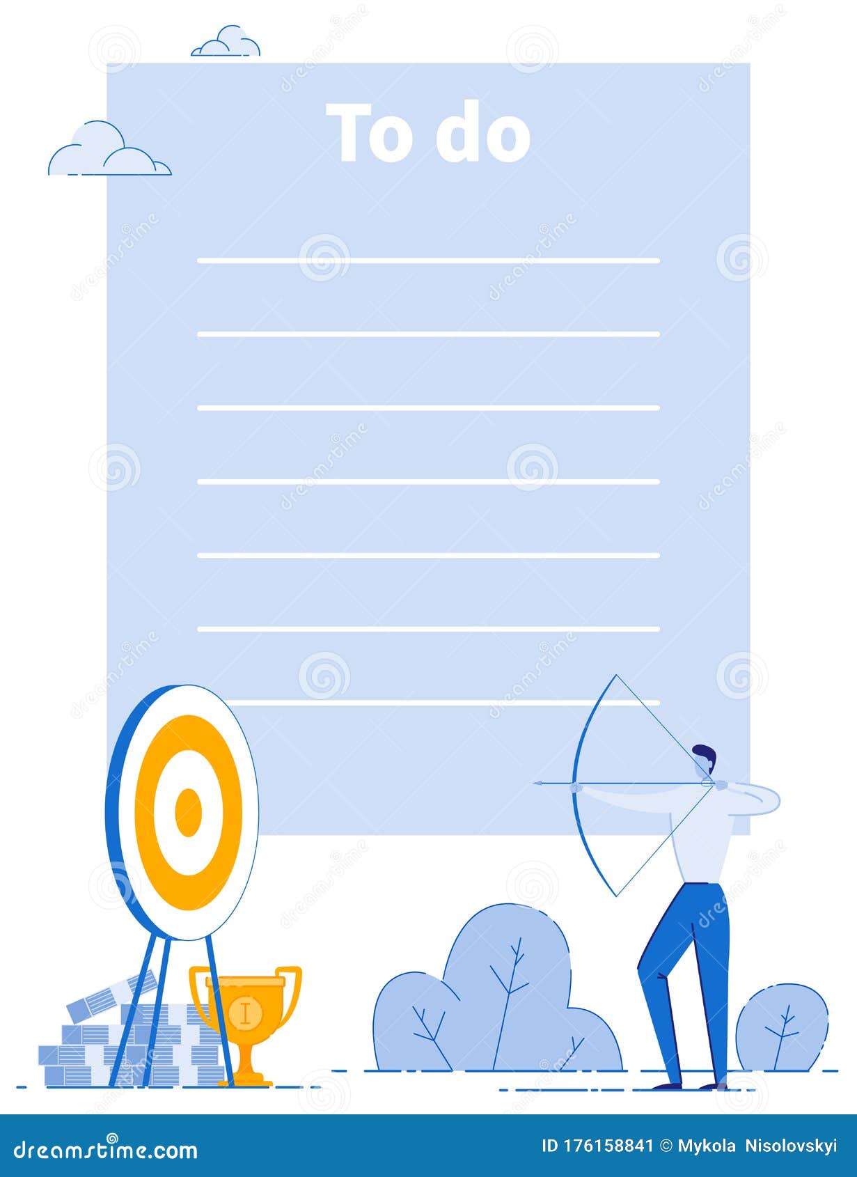Prioritization List Chart Cartoon Vector | CartoonDealer.com #22981781
