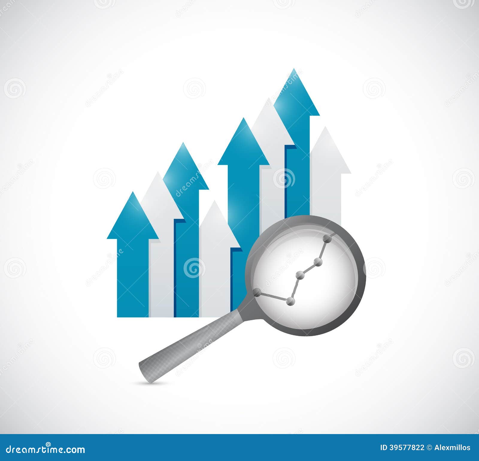 Business Going Up Graph. Illustration Design Stock Illustration ...