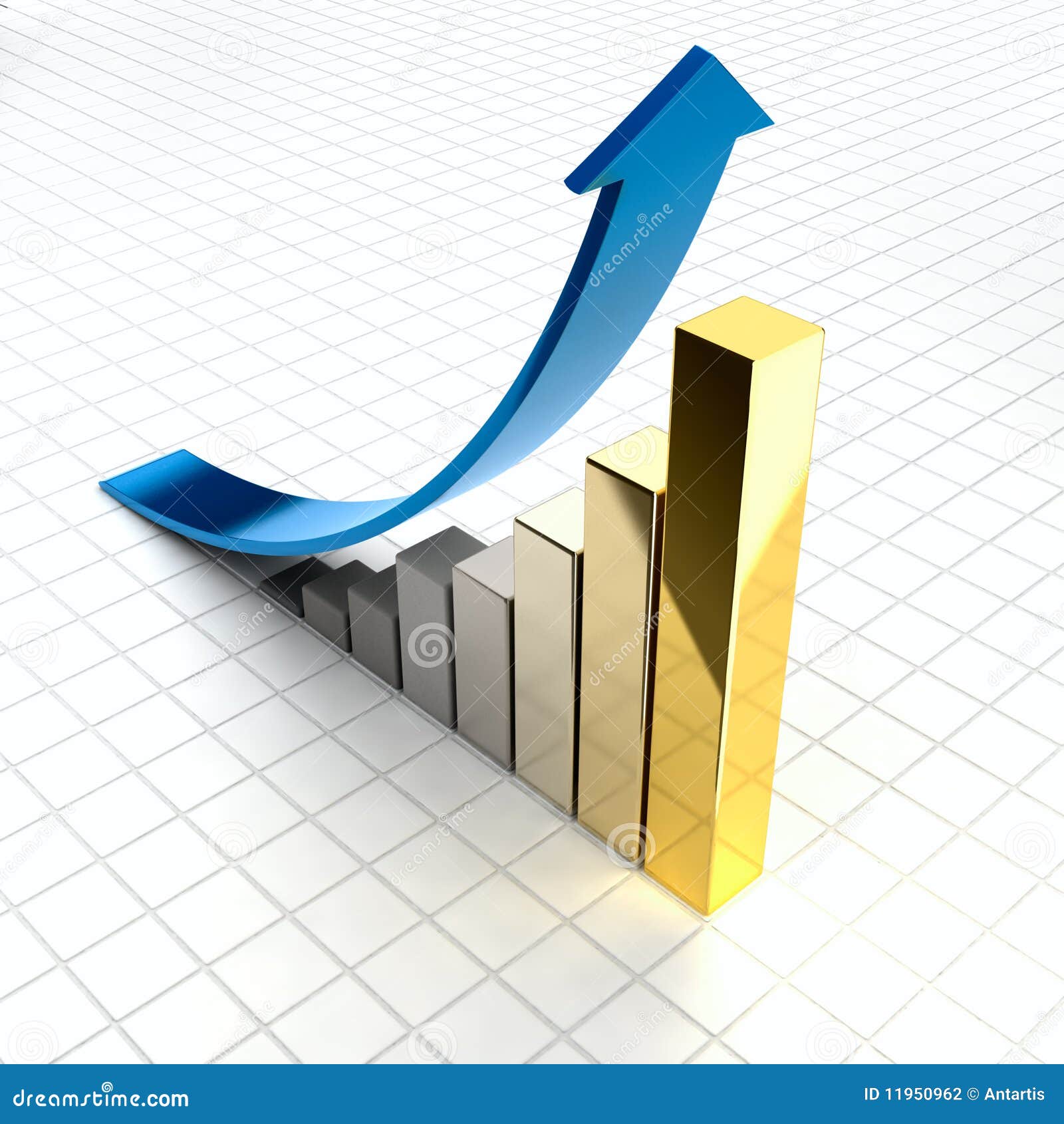 Business graph stock illustration. Illustration of business - 11950962