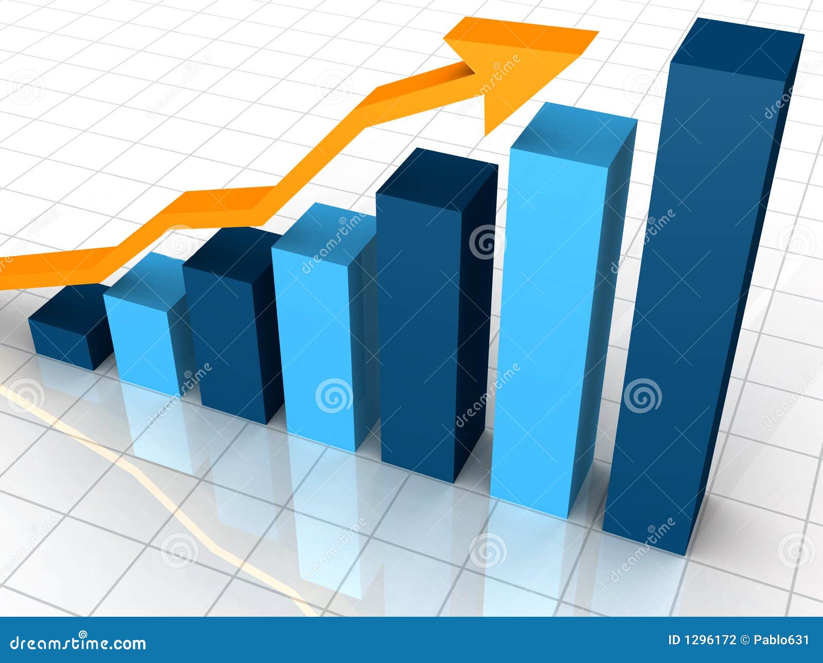 Business Graph stock photo. Image of calculation, growth - 1296172