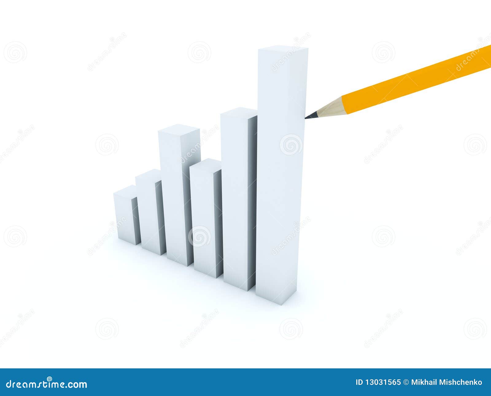 Business graph stock illustration. Illustration of trade - 13031565
