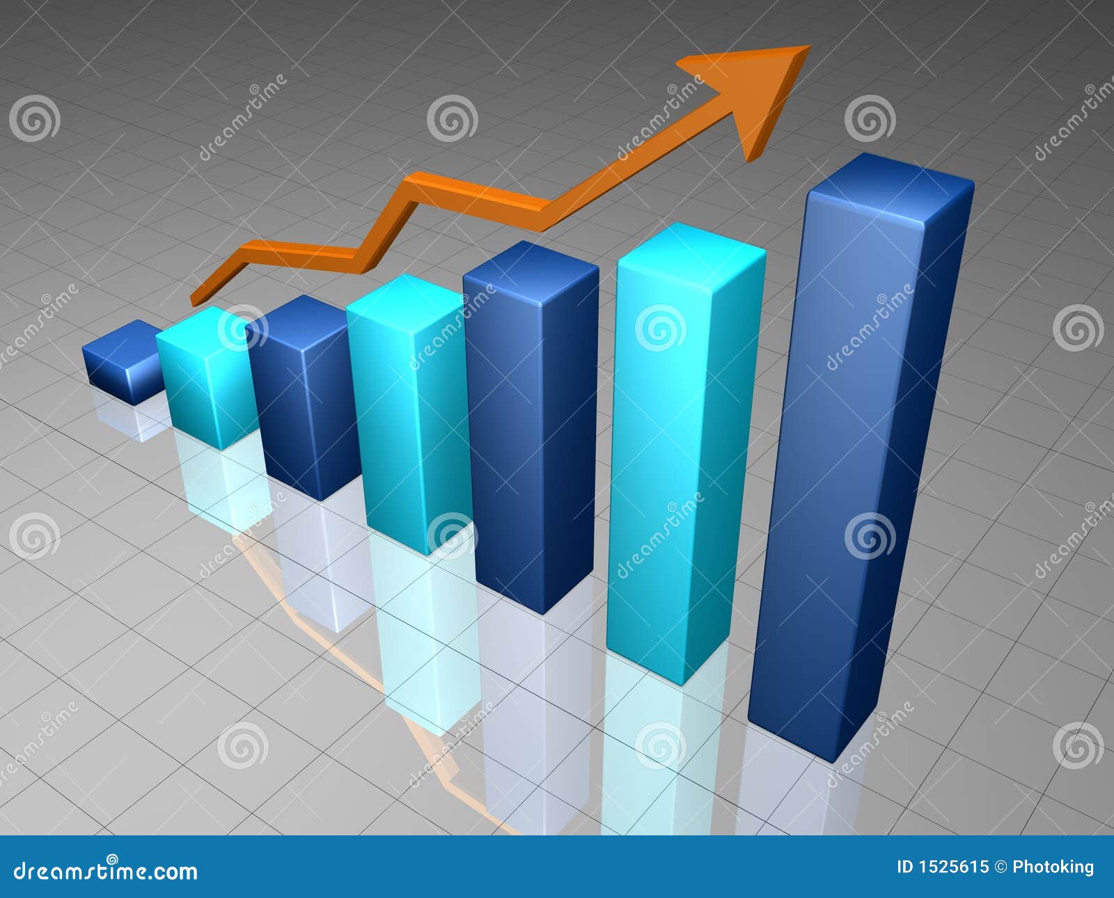 BUSINESS GRAPH stock illustration. Illustration of office - 1525615