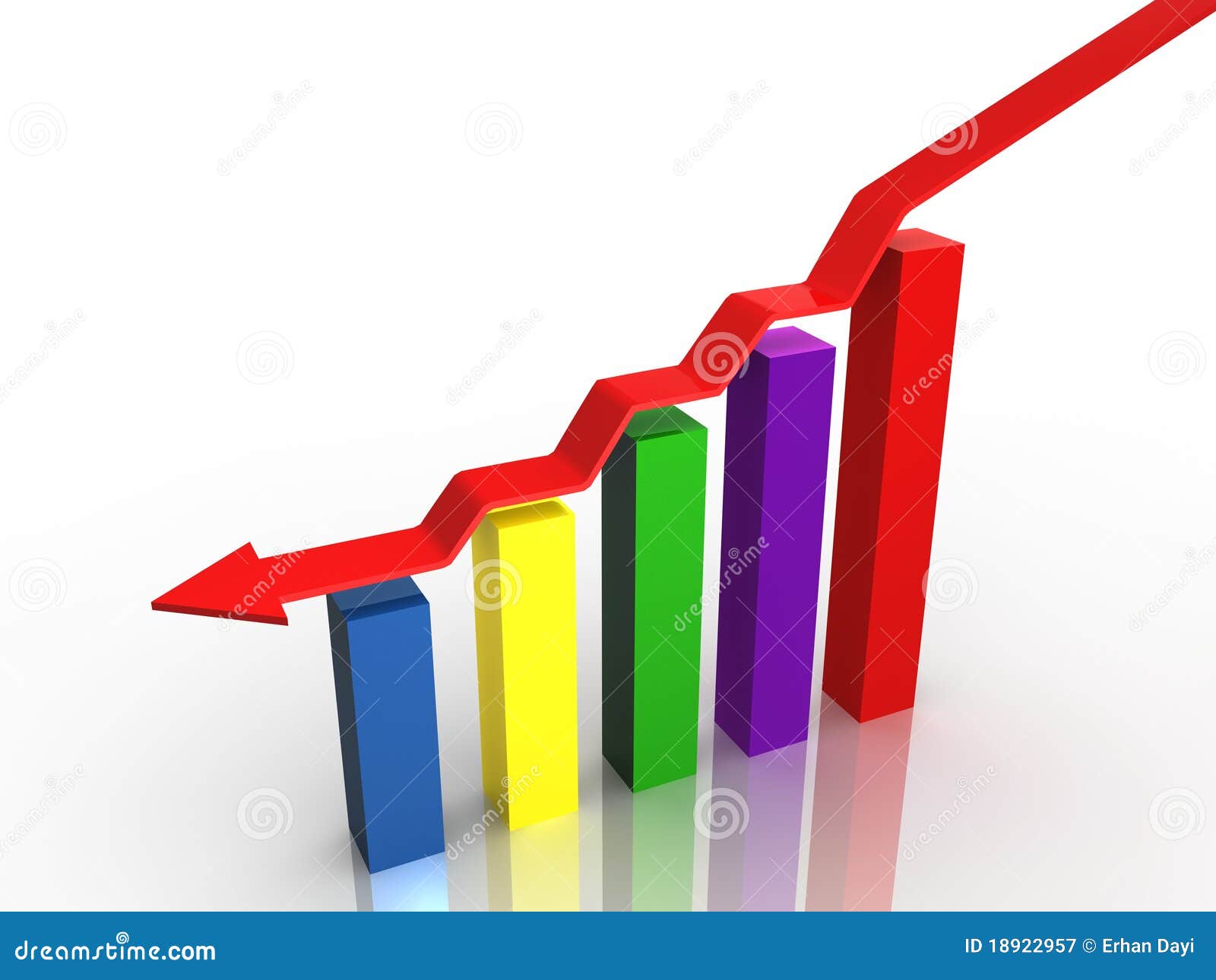 Business graph stock illustration. Illustration of report - 18922957