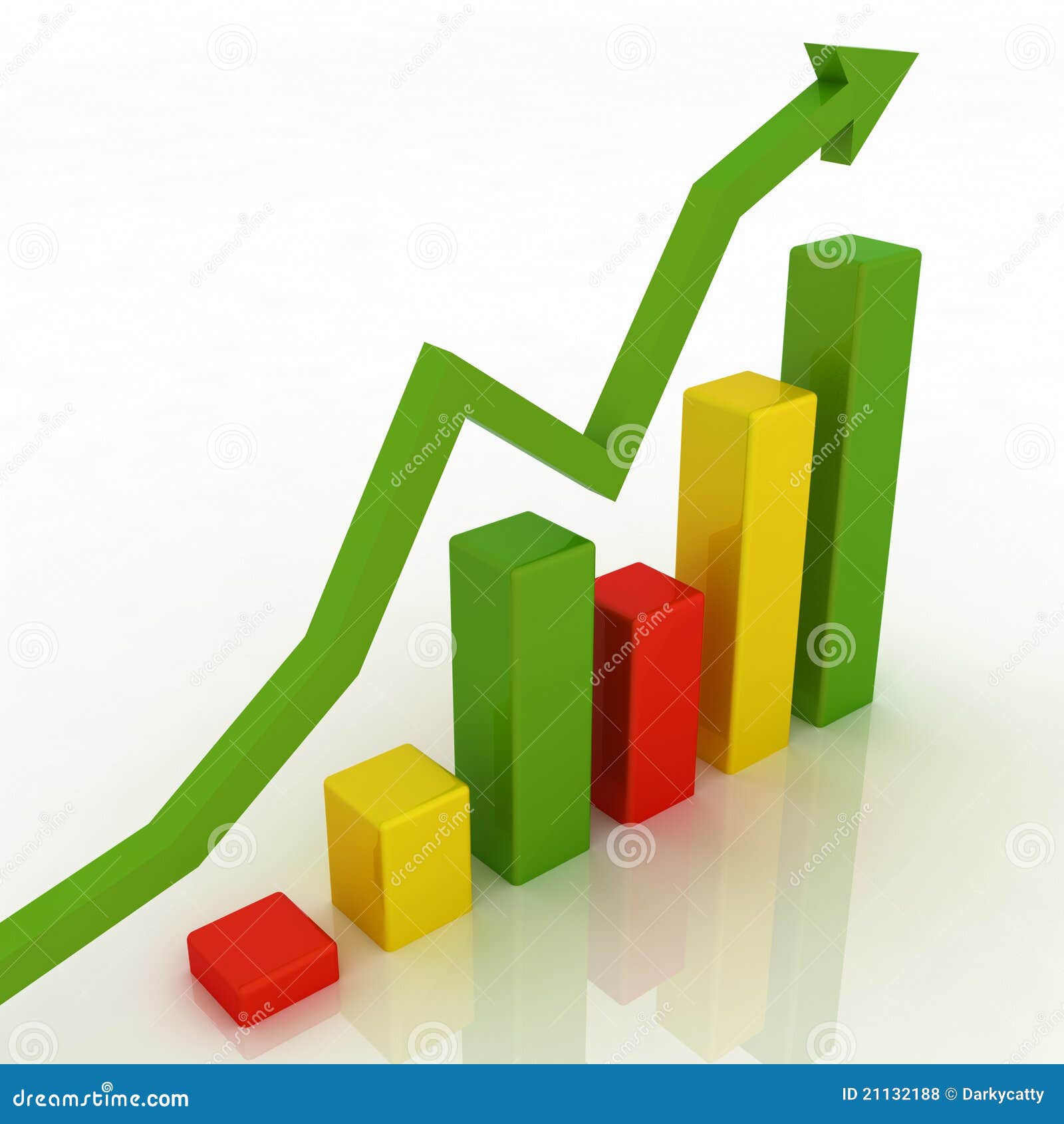 Business graph stock illustration. Illustration of graph - 21132188