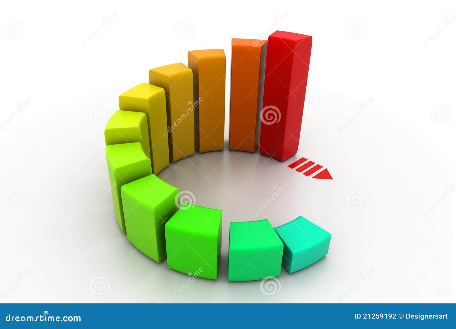 Business graph stock illustration. Illustration of design - 21259192