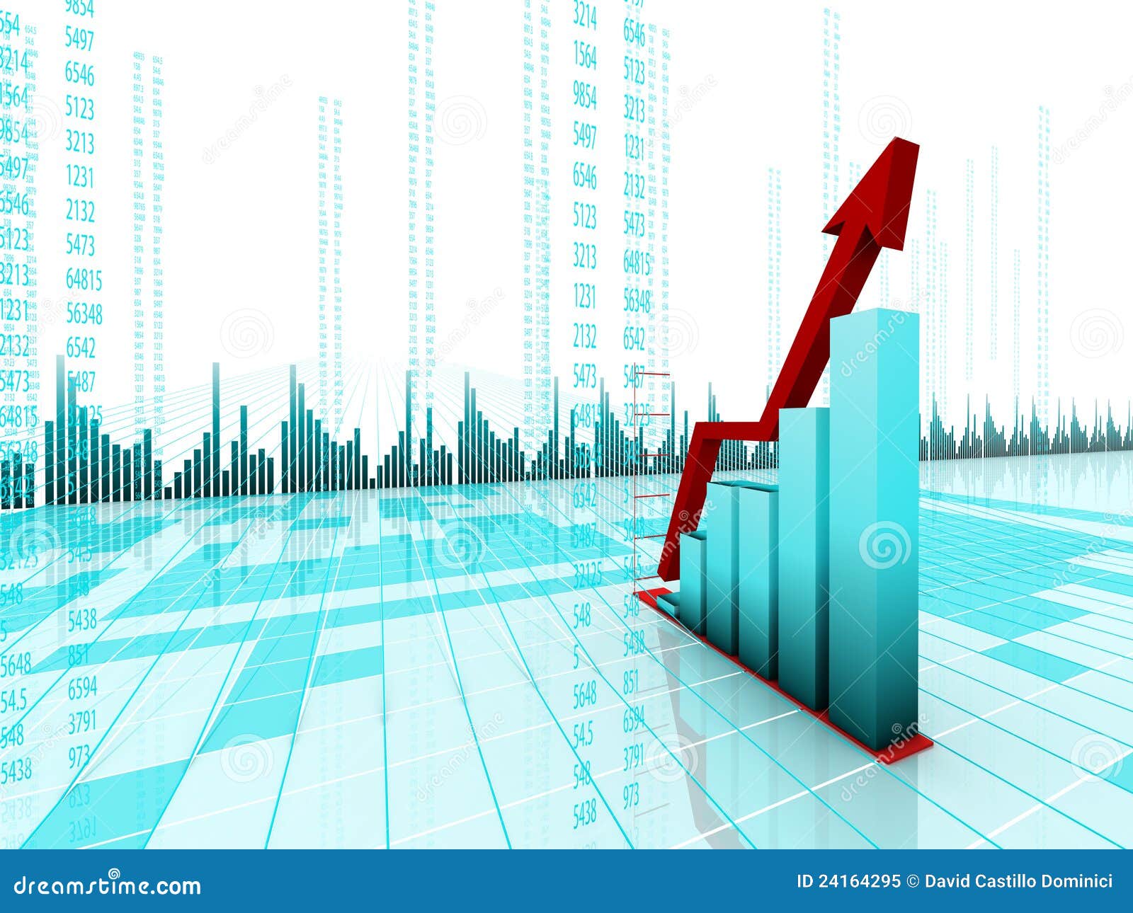 Business graph stock illustration. Illustration of market - 24164295