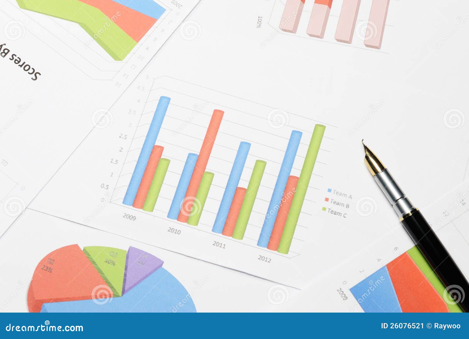 Business graph stock image. Image of analyst, growth - 26076521